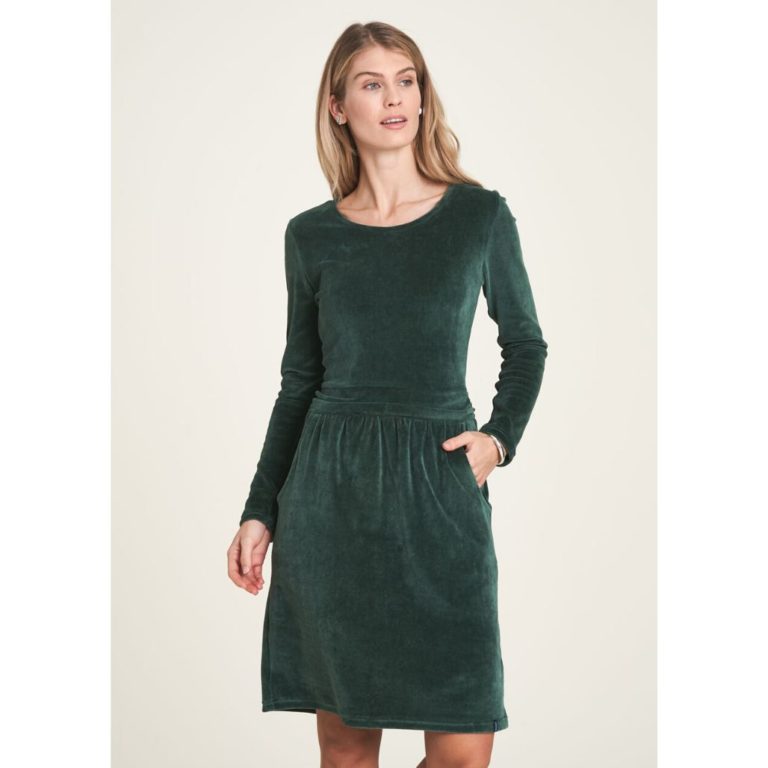 Tranquillo Nicki Kleid grün smoke green- bei Kleidermarie